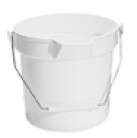 Round White bucket 10 litre 8110W – Dynamic Chemicals